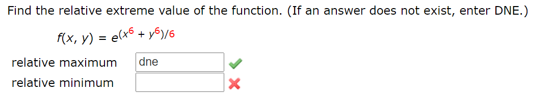 Solved Find the relative extreme value of the function. (If | Chegg.com