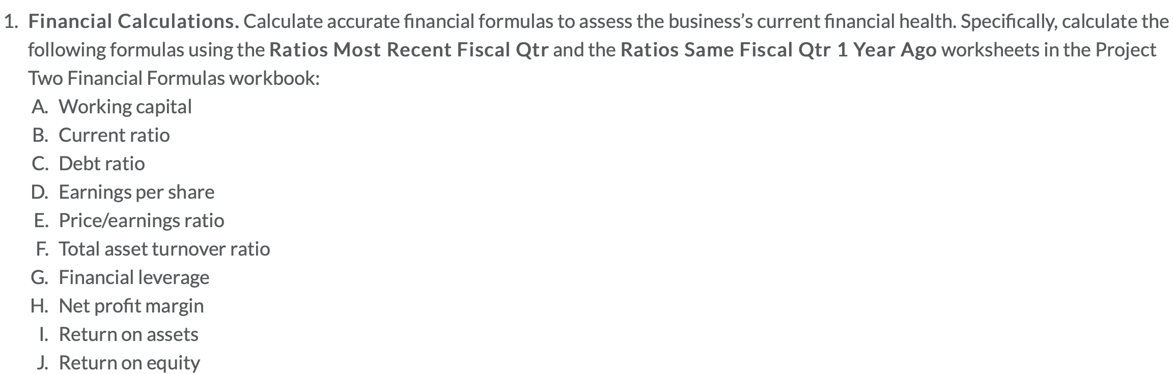 Solved 1.) (1) 1. Financial Calculations. | Chegg.com