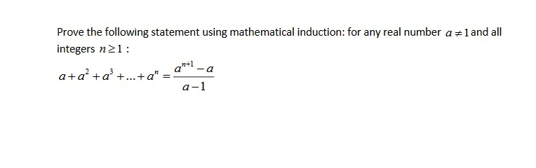 Solved Prove the following statement using mathematical | Chegg.com