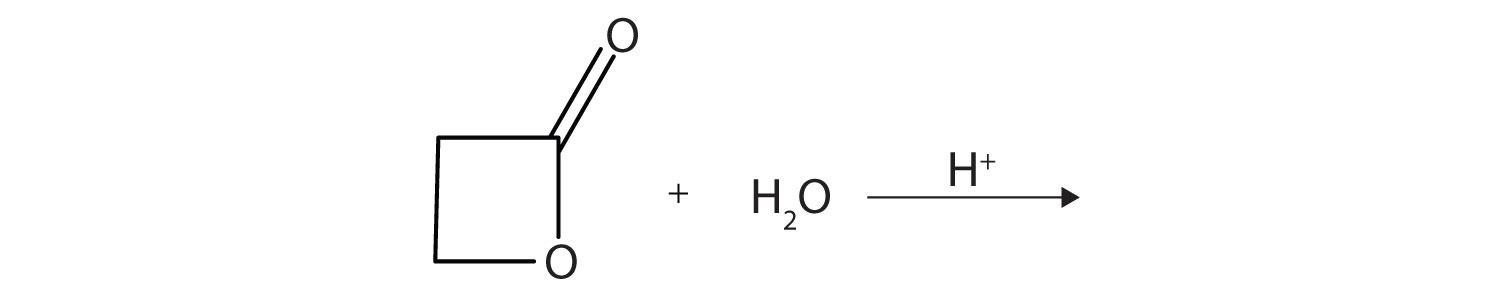 Solved A lactone is a cyclic ester. What product is formed | Chegg.com
