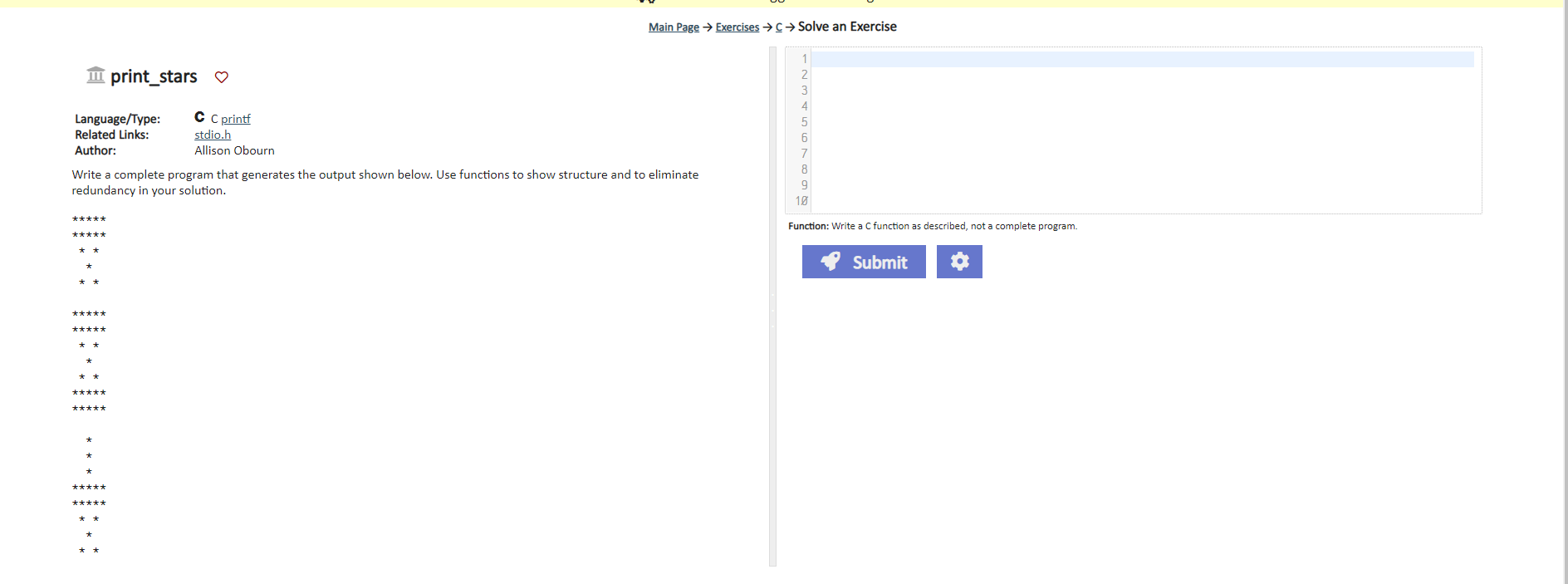 Solved Main Page → Exercises → → Solve An Exercise Ii 