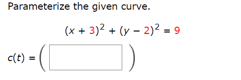 Solved Convert the parametric equations of a curve into | Chegg.com
