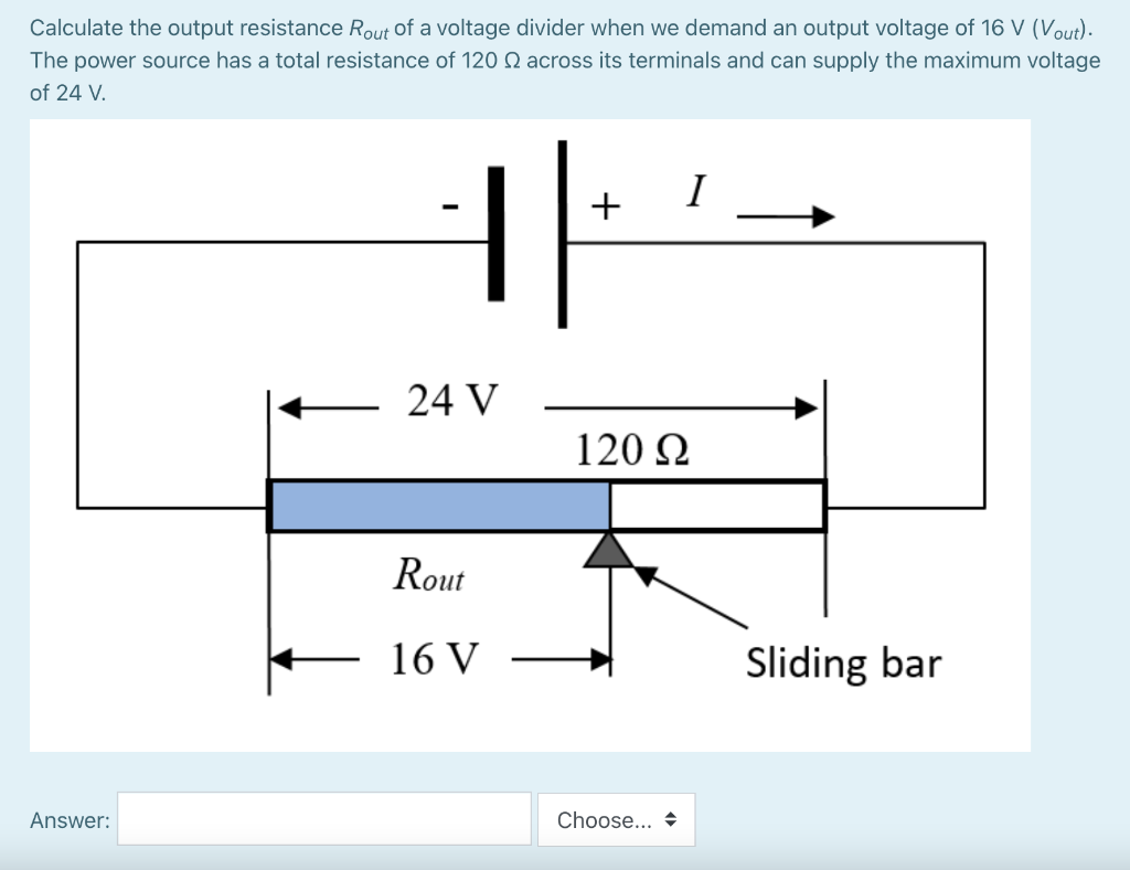 Solved Calculate the output resistance Rout of a voltage | Chegg.com
