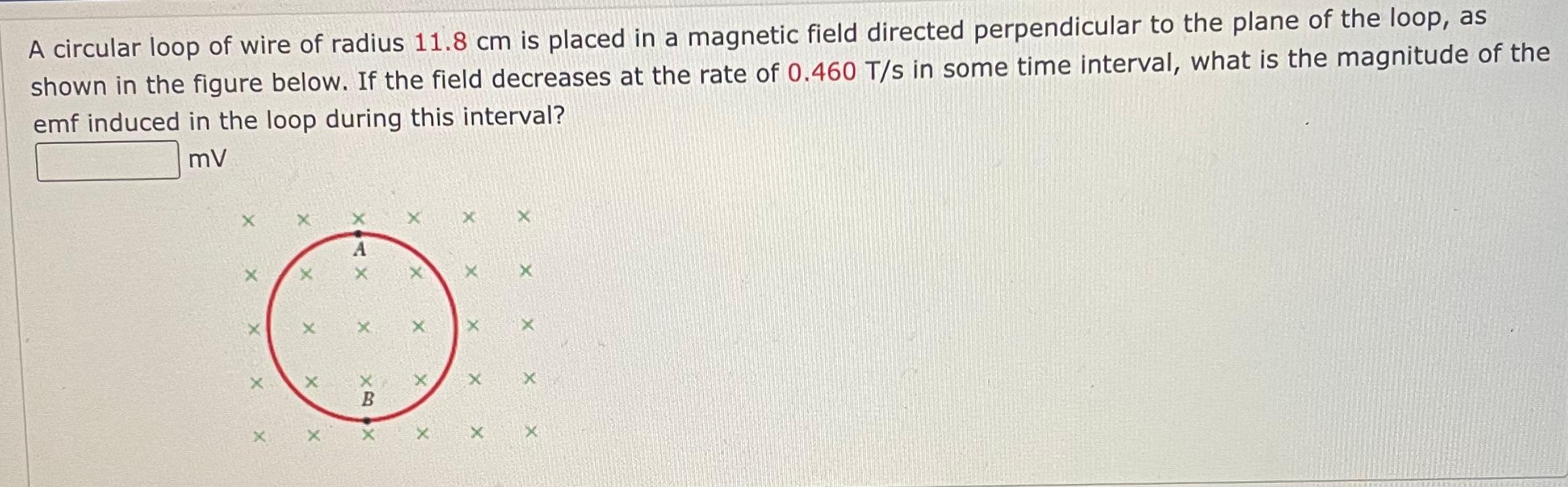 Solved The flexible loop in the figure below has a radius of | Chegg.com