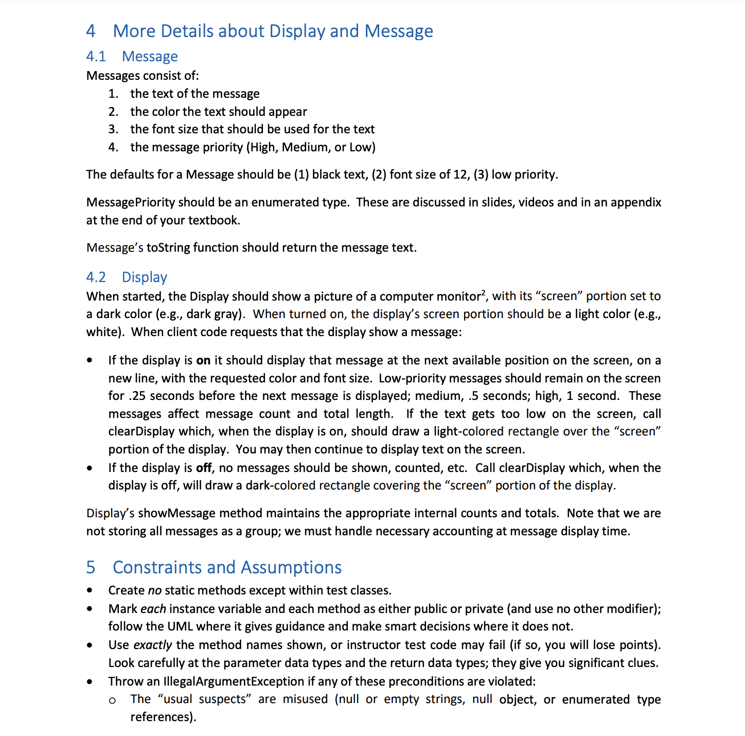 Project 4: Message Display Terminal 1 Objective This | Chegg.com