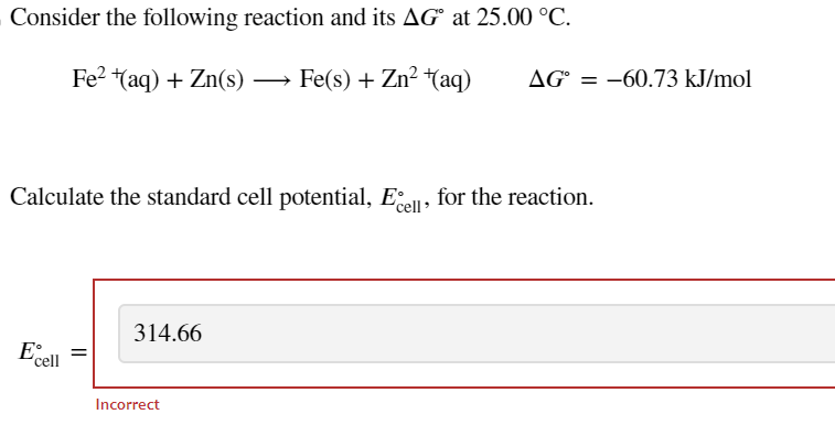 Solved Consider the following reaction and its ΔG∘ at | Chegg.com