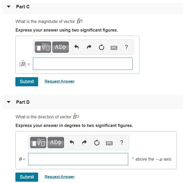 Solved For the three vectors shown in the figure, the vector | Chegg.com