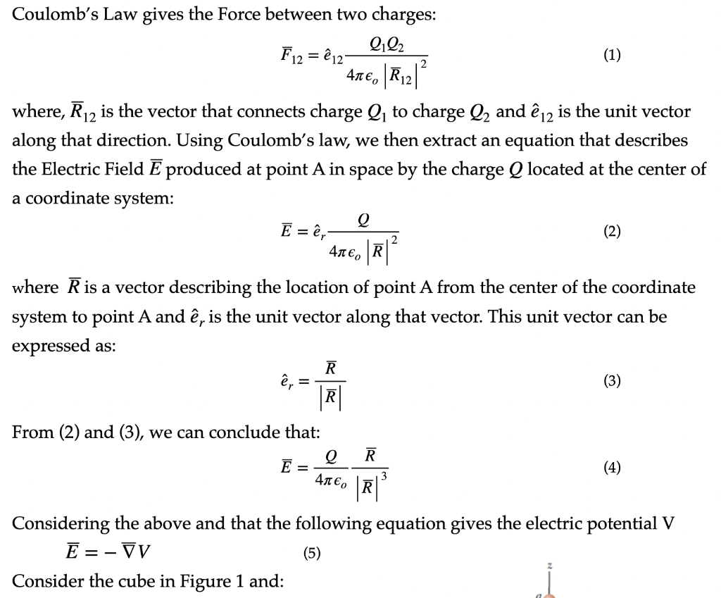 Coulomb's Law gives the Force between two charges: | Chegg.com