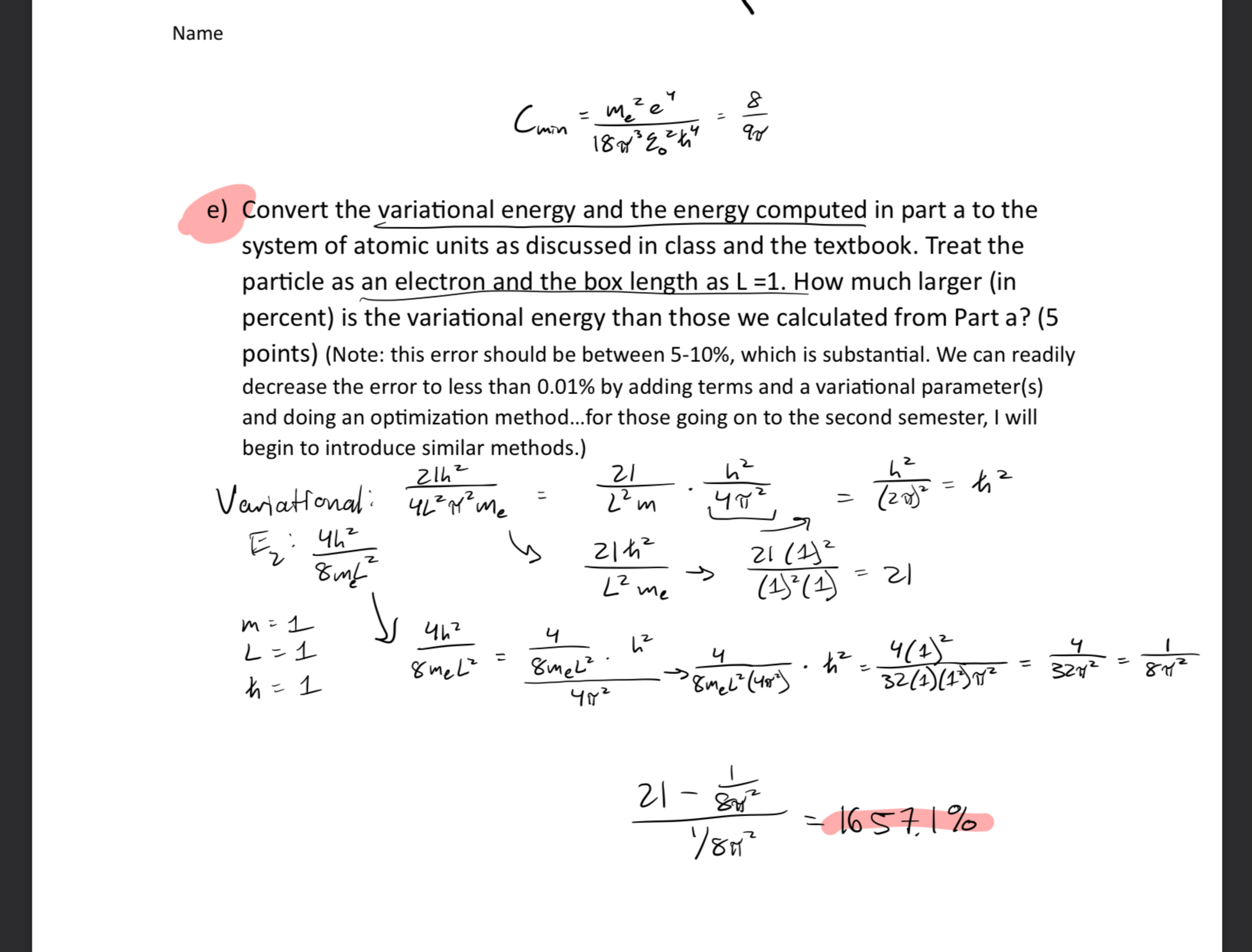 Solved Need some help finding where I went wrong in | Chegg.com