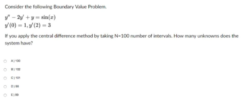 Solved Consider the following Boundary Value Problem. y" - | Chegg.com