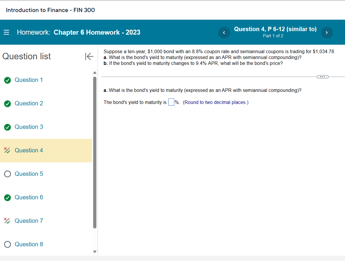 Solved Question list Question 1 Question 2 Question 3 | Chegg.com
