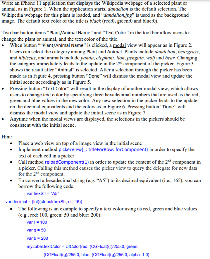 Solved I only need the code for this project written in | Chegg.com