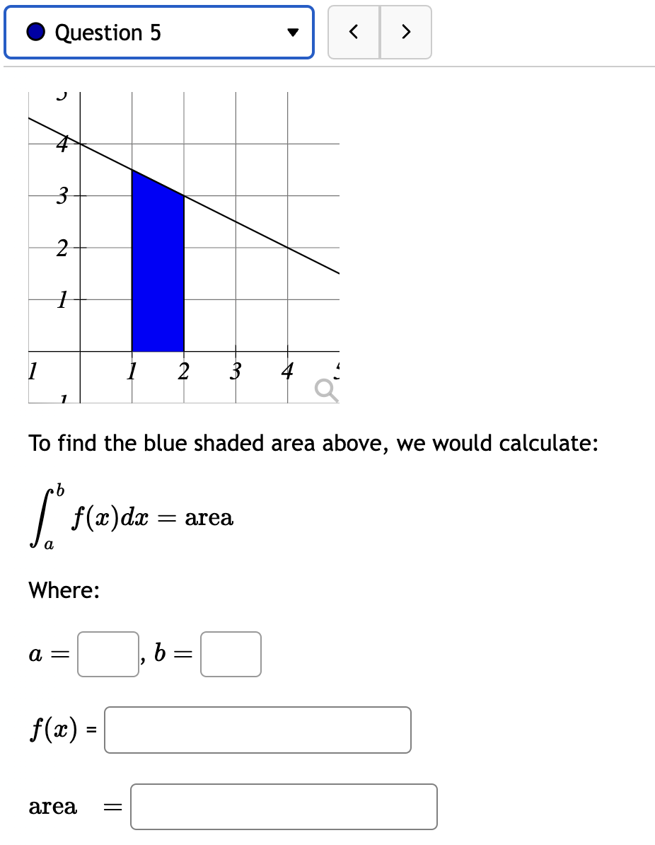 Solved To Find The Blue Shaded Area Above We Would Calc