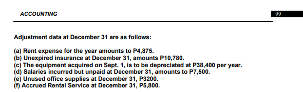 Solved Instruction: Prepare the following: a 10 column | Chegg.com