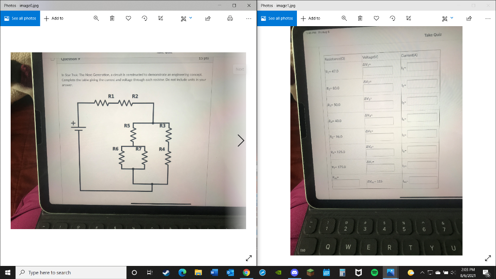 Solved In Star Trek: The Next Generation, A circuit is | Chegg.com