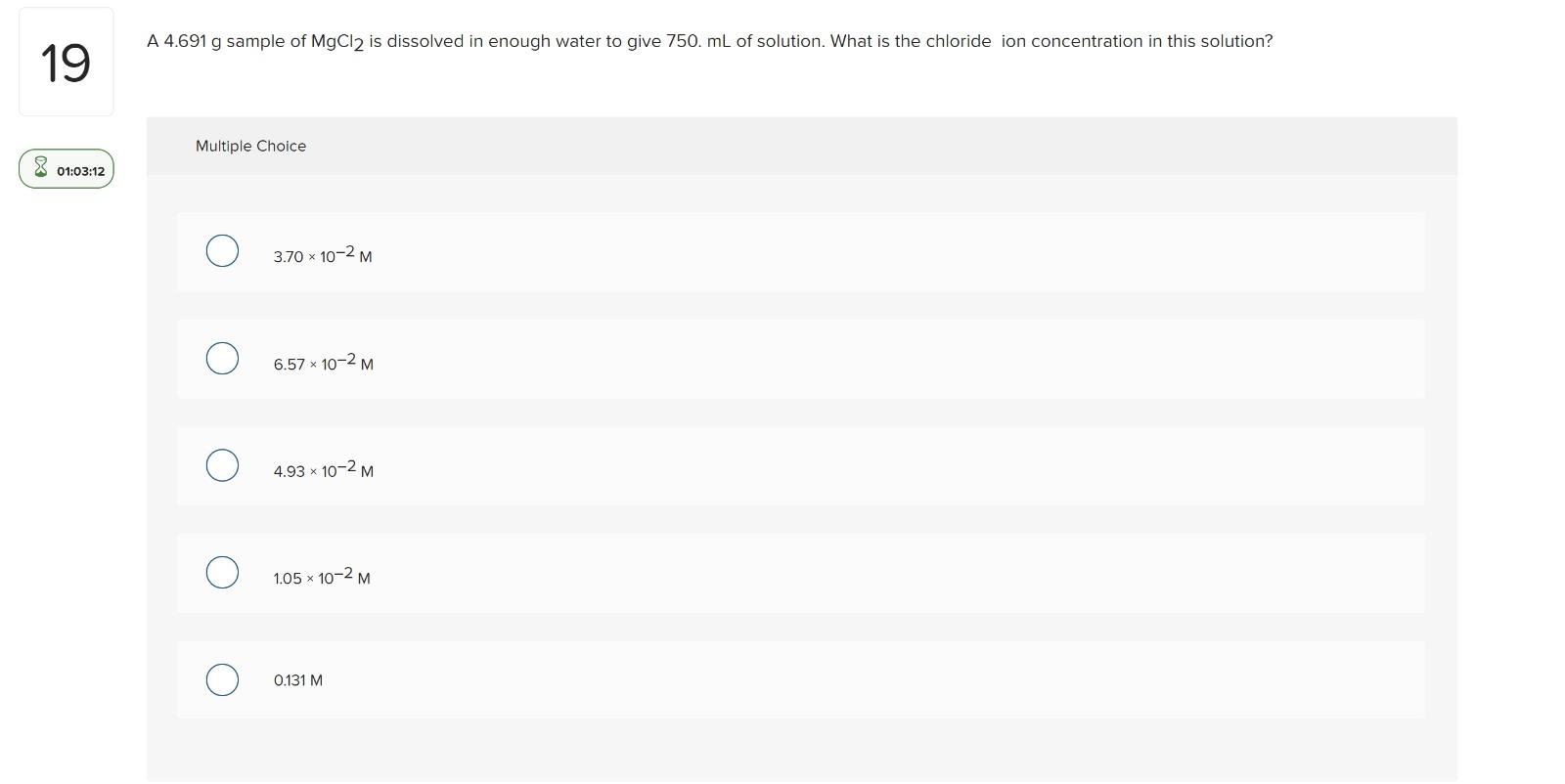 Solved A 4.691 g sample of MgCl2 is dissolved in enough | Chegg.com