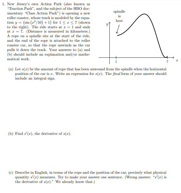 Solved Calculus 2 question you have to write the expression | Chegg.com