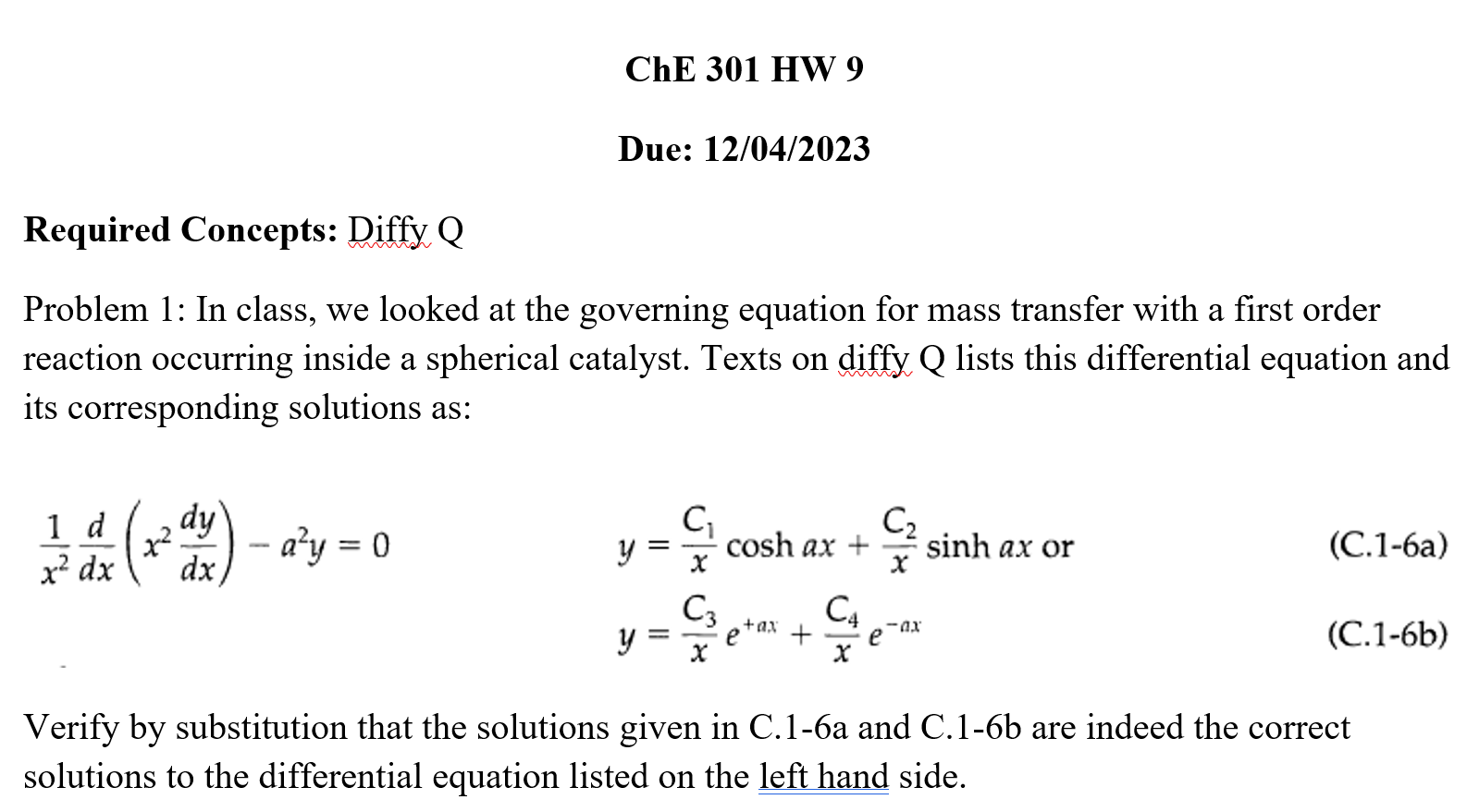 Solved Required Concepts: Diffy QProblem 1: In class, we | Chegg.com