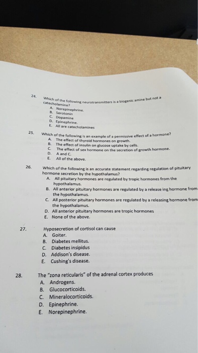 Solved Which of the following is an example of a | Chegg.com