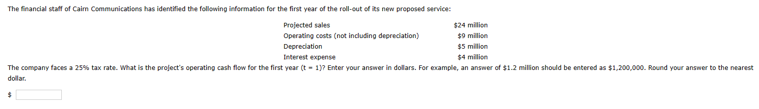 Solved dollar. | Chegg.com