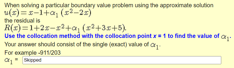 Solved When solving a particular boundary value problem | Chegg.com