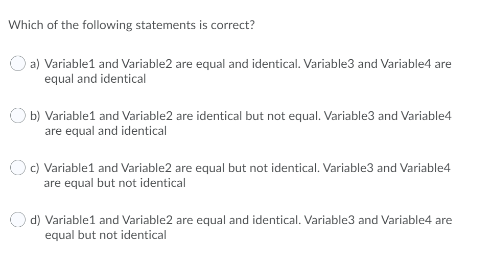 Solved Variable1 Variable2 Variable 1 For I In 