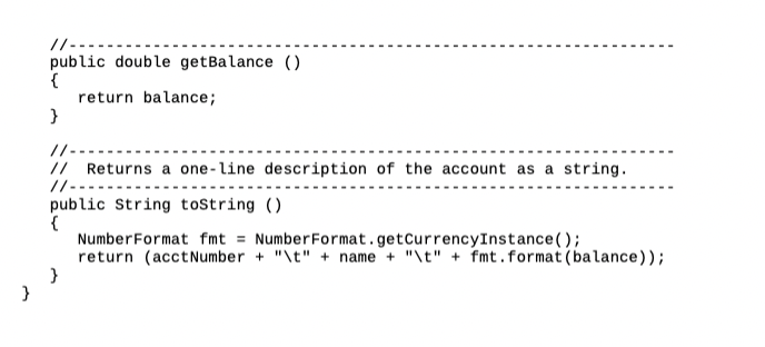 Solved // Transactions.java Author: Lewis/Loftus 1/ // | Chegg.com