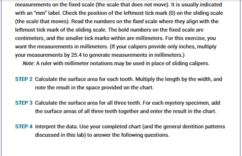 Solved measurements on the fixed scale (the scale that does | Chegg.com
