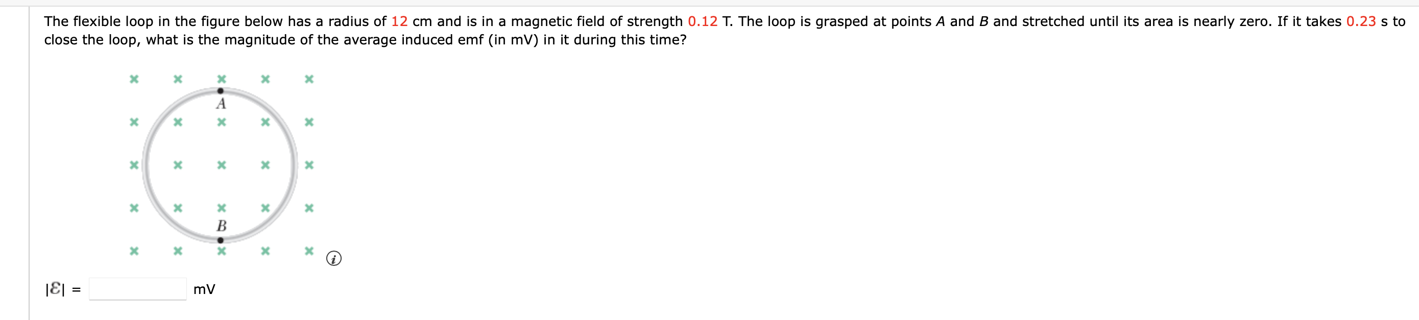 Solved The flexible loop in the figure below has a radius of | Chegg.com