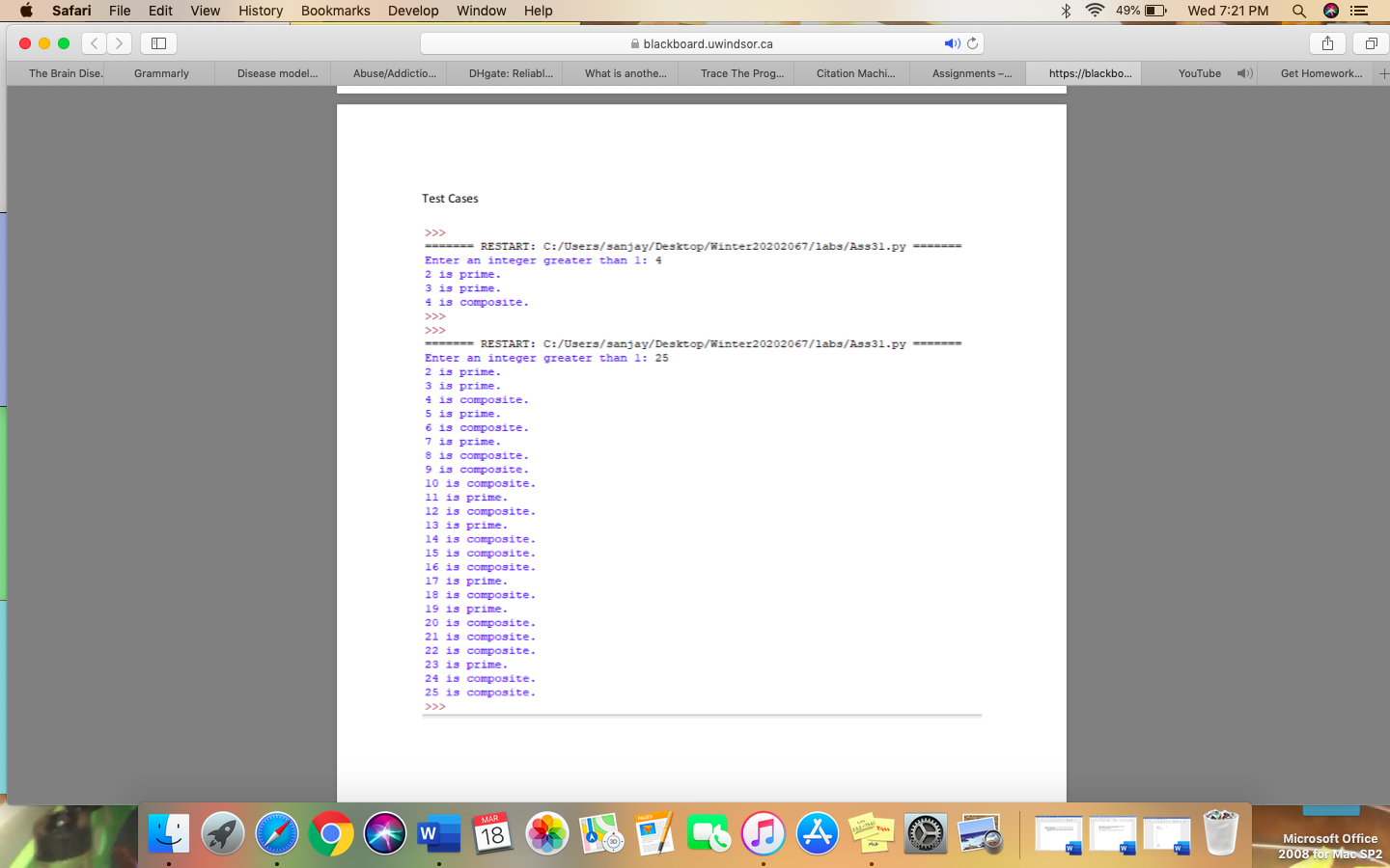 Solved Safari File Edit View History Bookmarks Develop | Chegg.com