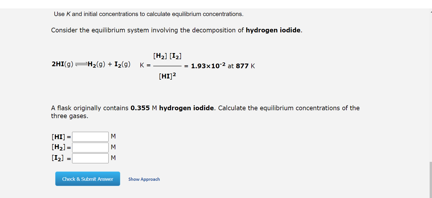 Solved Use an ICE table to calculate K. A mixture of H₂ and | Chegg.com