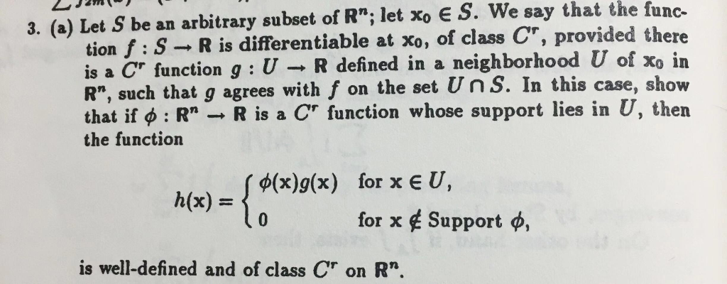Solved 3. (a) Let S be an arbitrary subset of R"; let xo E | Chegg.com