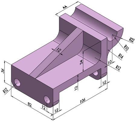Solved draw its top front and bottom view according to 1st | Chegg.com