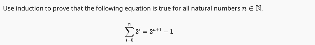 Solved Use induction to prove that the following equation is | Chegg.com