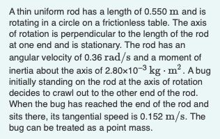 Solved 1.)What is the mass of the rod? mrod | Chegg.com