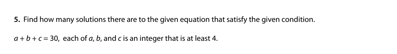 Solved 5. Find how many solutions there are to the given | Chegg.com