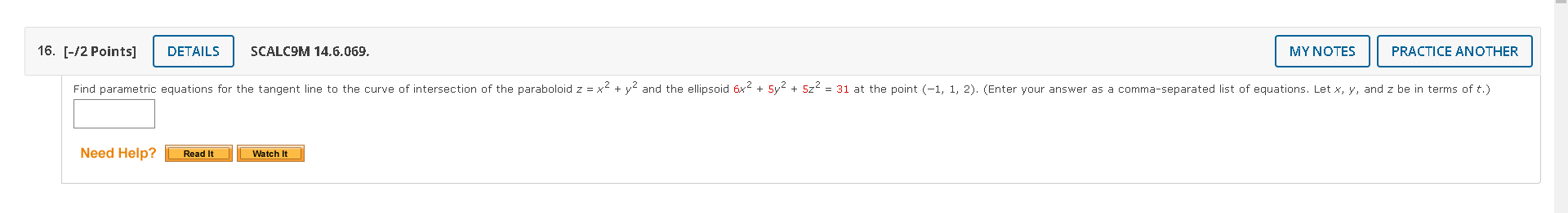 Solved Need Help? | Chegg.com