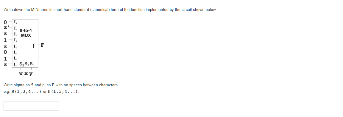 Solved Write down the MINterms in short-hand standard | Chegg.com