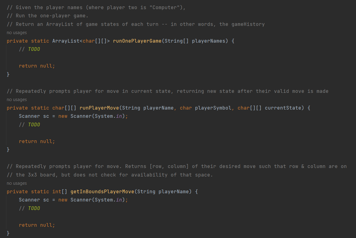 Solved I need the starter code filled out completely please. | Chegg.com