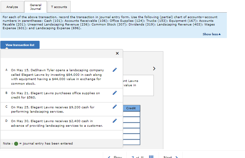 Solved QS 2-8 (Algo) Analyzing transactions and preparing | Chegg.com