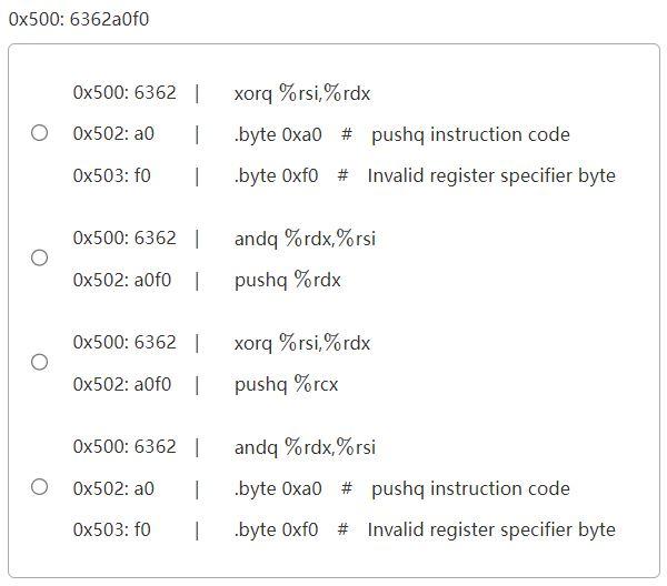 Solved For each byte sequence listed, determine the Y86 | Chegg.com Solved For each byte sequence listed, determine the Y86 | Chegg.com