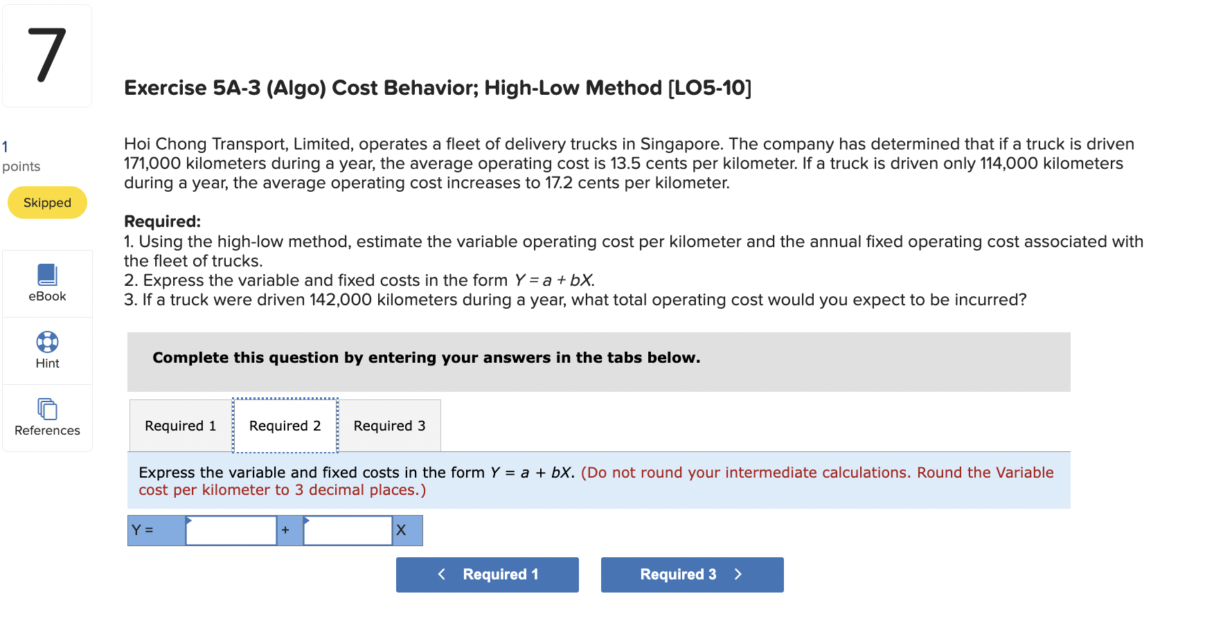 Solved Exercise 5A-3 (Algo) Cost Behavior; High-Low Method | Chegg.com