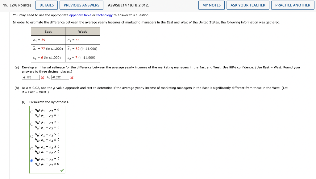You may need to use the appropriate appendix table or | Chegg.com