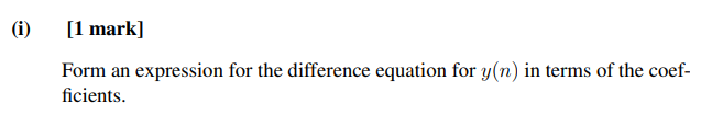 Solved b) Consider a digital FIR filter with the following | Chegg.com