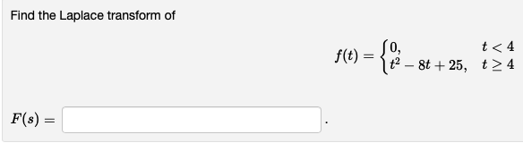 Solved Find the Laplace transform | Chegg.com