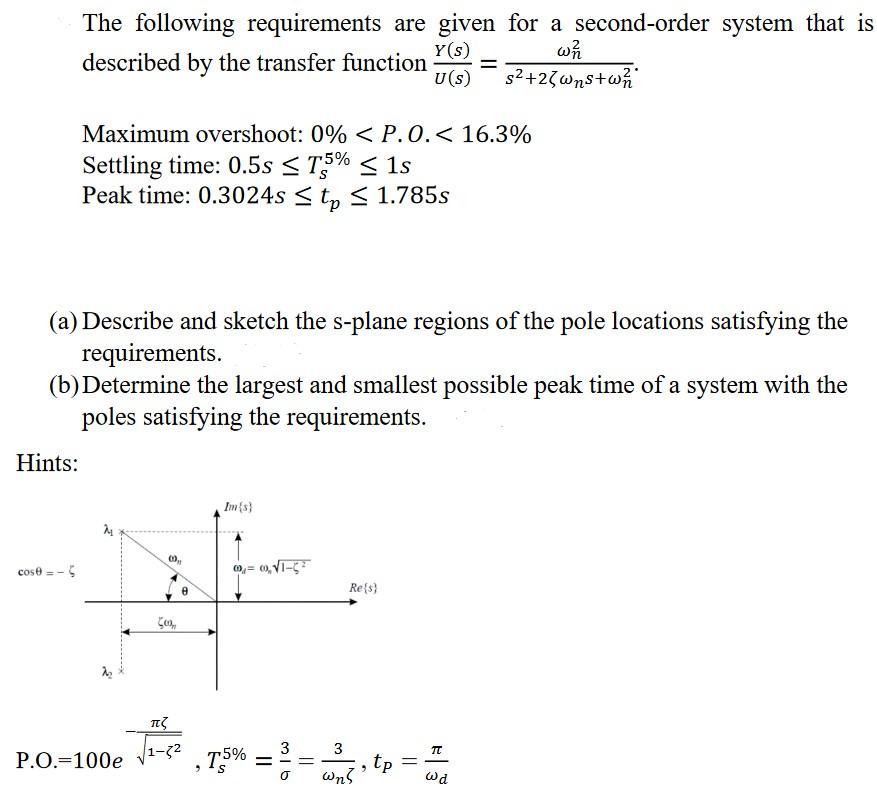 Solved Please do the and explain s-plane regions of the pole | Chegg.com