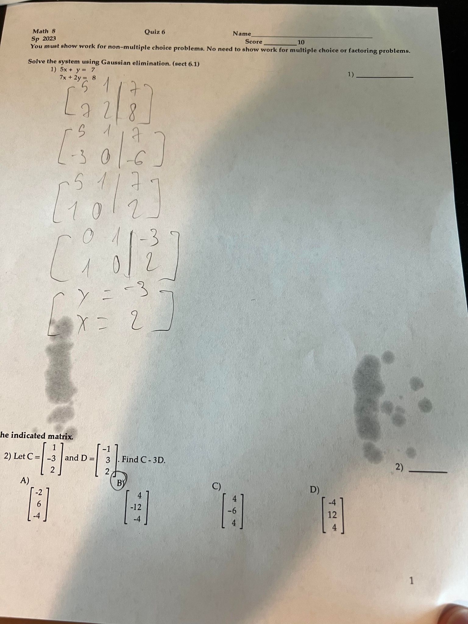Solved Find the product. 3) [55562−9]⎣⎡−1−4−9−45−6−1−9−4⎦⎤ | Chegg.com