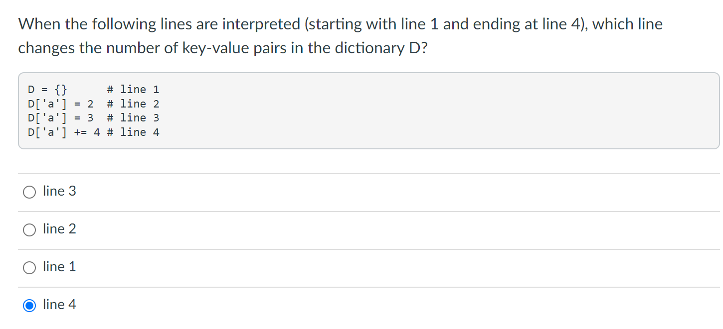 Solved When the following lines are interpreted (starting | Chegg.com