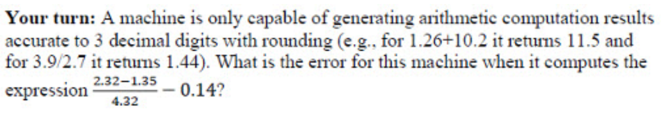 Solved Your turn: A machine is only capable of generating | Chegg.com
