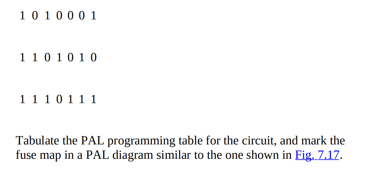 Solved 25. 7.25* The following is a truth table of a | Chegg.com